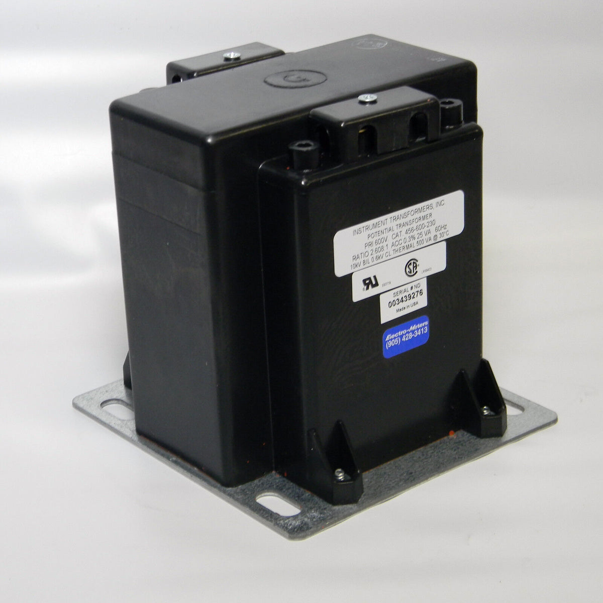 GE / ITI 456-600-230 — Electro-Meters