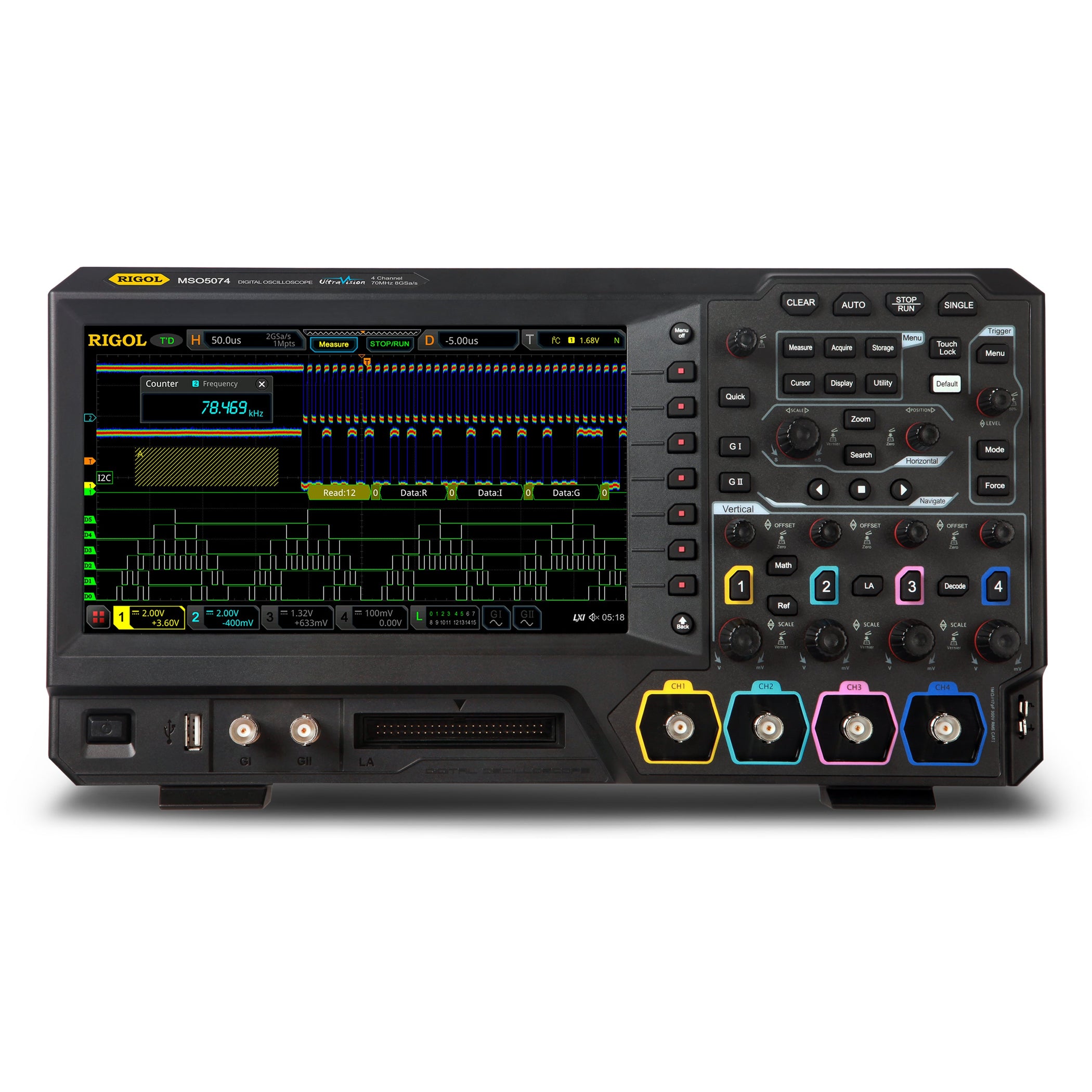 Rigol MSO5074 (Demo) — Electro-Meters