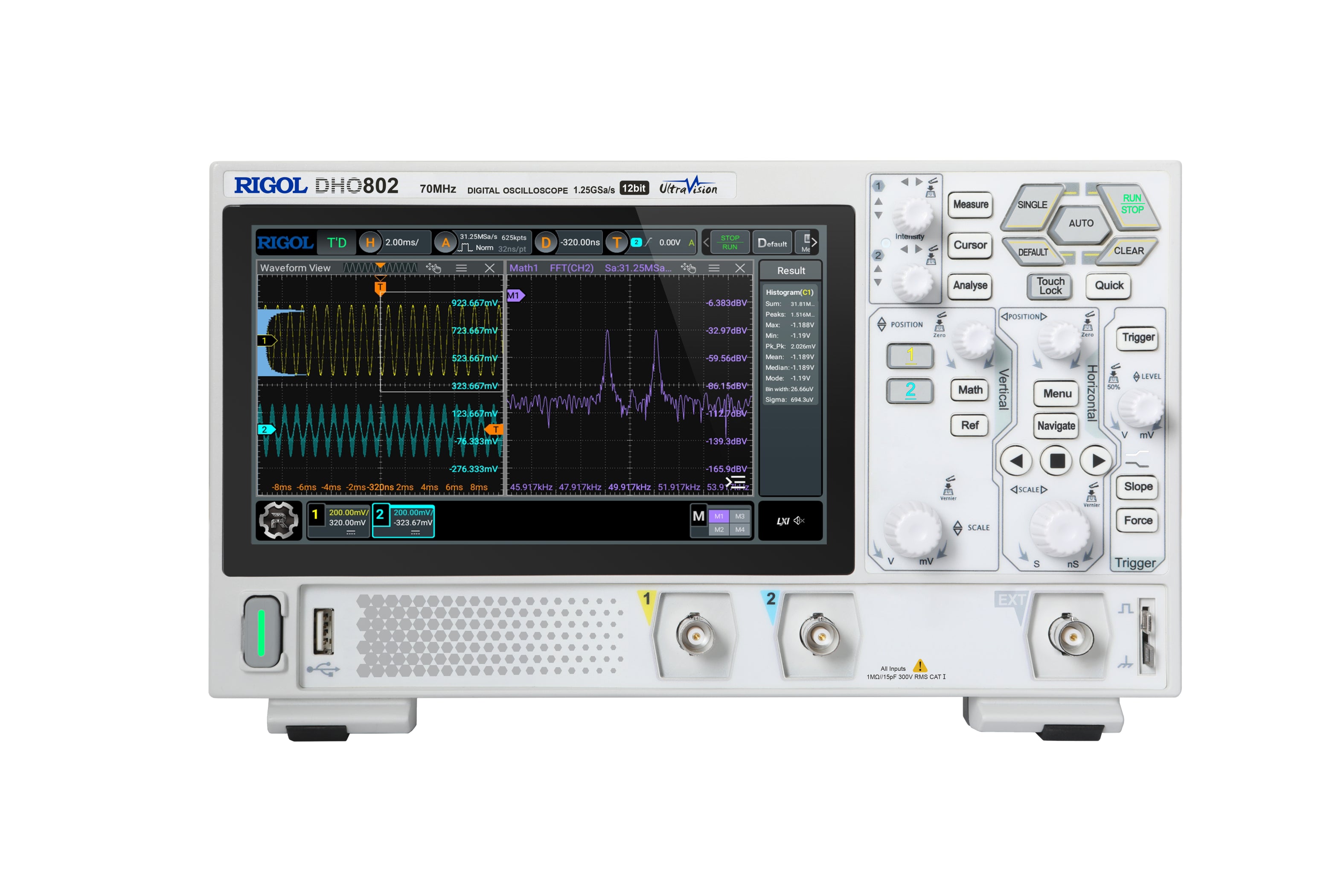 Rigol DHO802 - Compact Digital Oscilloscope — Electro-Meters