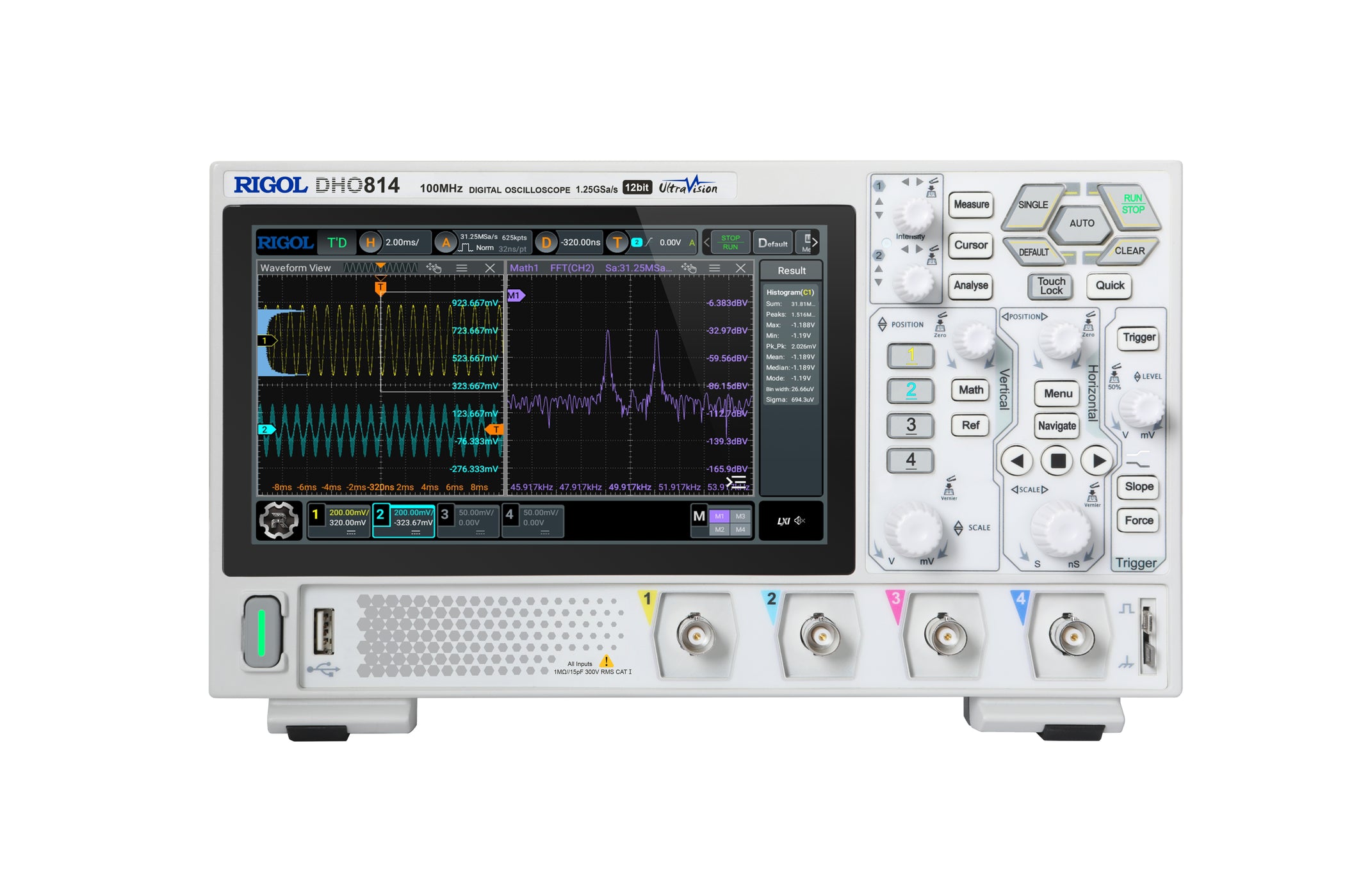 Rigol DHO814 - Compact Digital Oscilloscope — Electro-Meters